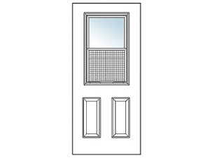 Venting Exterior Door - Builders Surplus