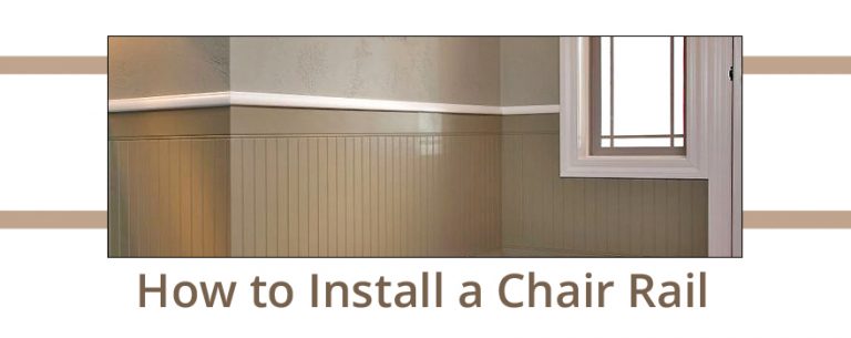 How To Install A Chair Rail - Builders Surplus